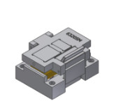 63205M Nickel Azimuth Carrier Test Socket Contactor Durable Ic Test Socket
